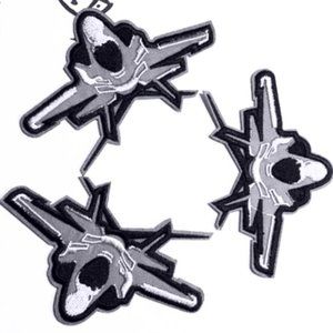 Accessories | New Jet Plane Patches Easy Iron On Badge 3pack | Poshmark